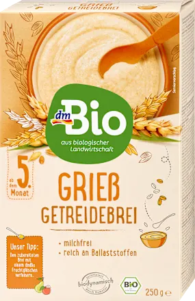 dmBio
Griz kaša, od 5. meseca, 250 g
Dijetetska namirnica