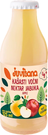 juvitana
Dečiji kašasti voćni nektar - jabuka, od 4. meseca, 125 ml
Dodatak ishrani
