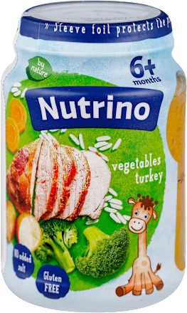 Nutrino
Pire od mesa - ćuretina, šargarepa, krompir, pirinač i brokoli , od 6. meseca, 190 g