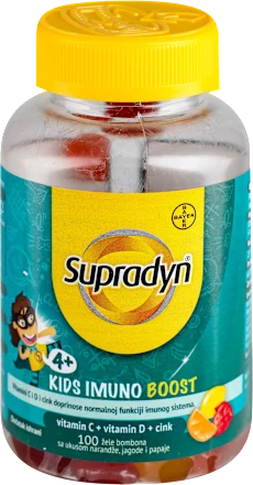 Supradyn
Supradyn KIDS IMUNO BOOST, 100 kom
Dodatak ishrani