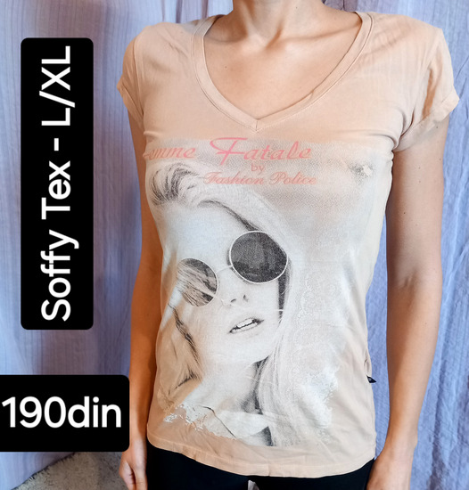 Soffy Tex ženska majica krem L/XL