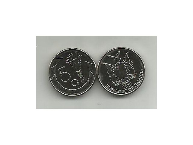 NAMIBIA Namibija 5 cents 2012. UNC
