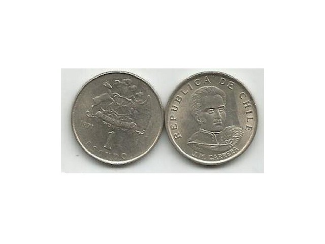 Chile 1 escudo 1971.