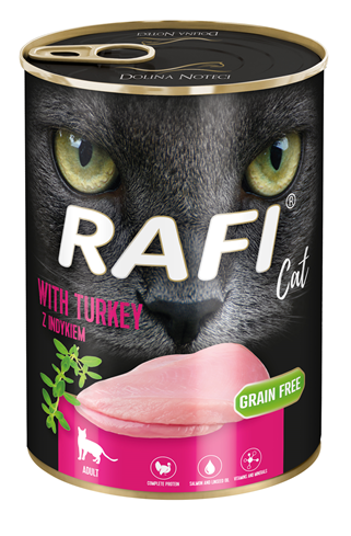 RAFI ADULT CAT GRAIN FREE KONZERVA ZA MAČKE SA ĆURETINOM 400G