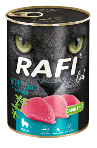 RAFI ADULT CAT GRAIN FREE KONZERVA ZA STERILISANE MAČKE SA TUNOM 400G