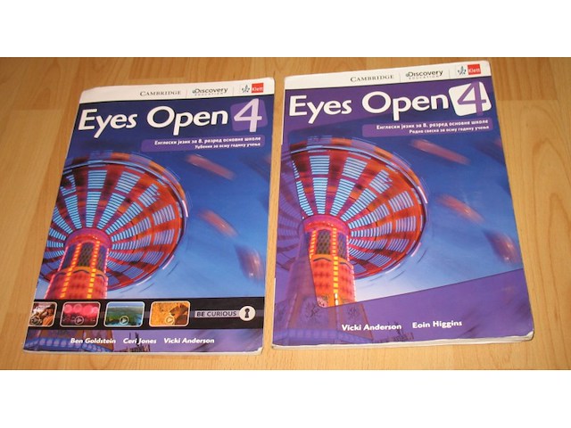 8. EYES OPEN 4 KLET UDZBENIK + RADNA SVESKA