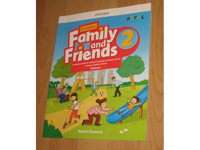 4. FAMILY AND FRIEDNS 2 UDZBENIK + CD NOVO
