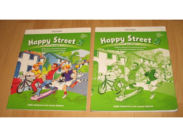 4. HAPPY STREET 2 UDZBENIK + RADNA SVESKA + CD
