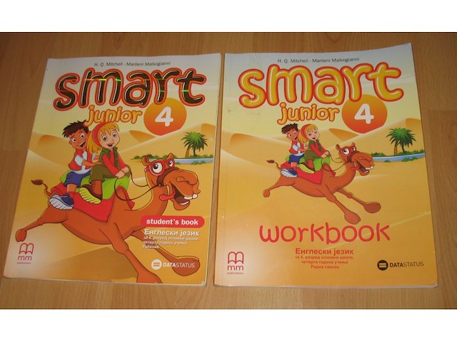 4. SMART JUNIOR 4 DATA STATUS UDZBENIK + RADNA SVESKA