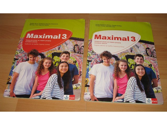 7. MAXIMAL 3 KLET UDZBENIK + RADNA SVESKA
