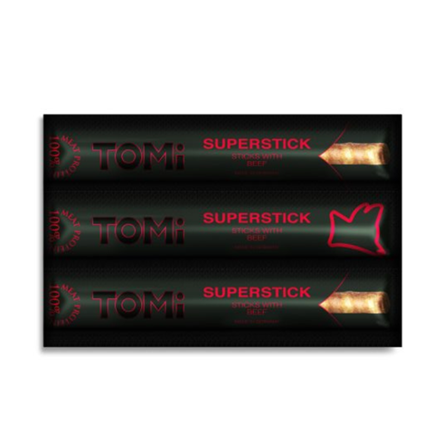 TOMI SUPERSTICK BEEF 30G – 3 ŠTAPIĆA OD GOVEDINE ZA PSE SVIH RASA