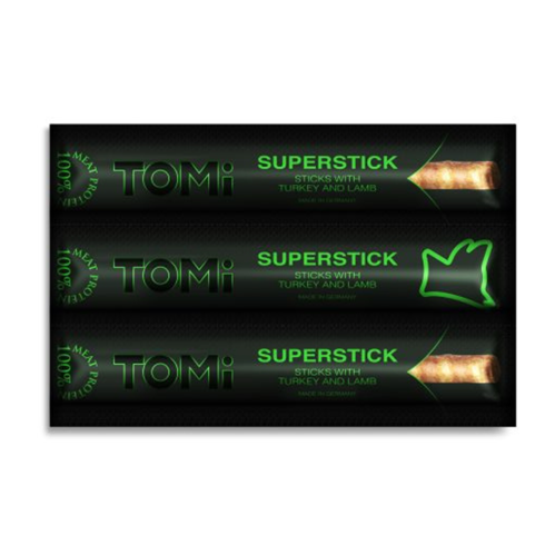 TOMI SUPERSTICK TURKEY & LAMB 30G – 3 ŠTAPIĆA SA ĆURETINOM I JAGNJETINOM ZA PSE