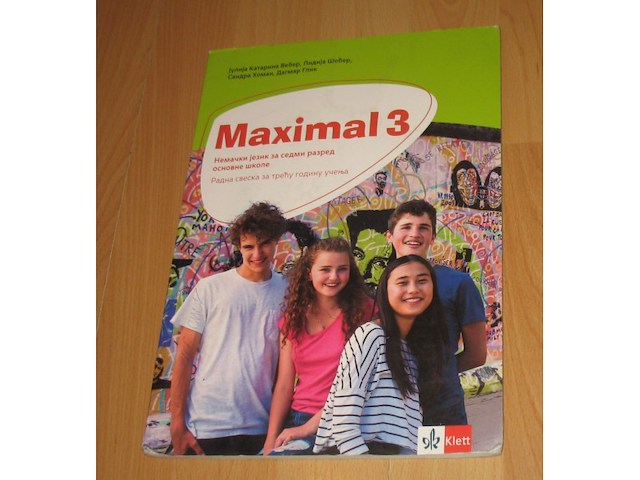 7. MAXIMAL 3 KLET RADNA SVESKA + CD