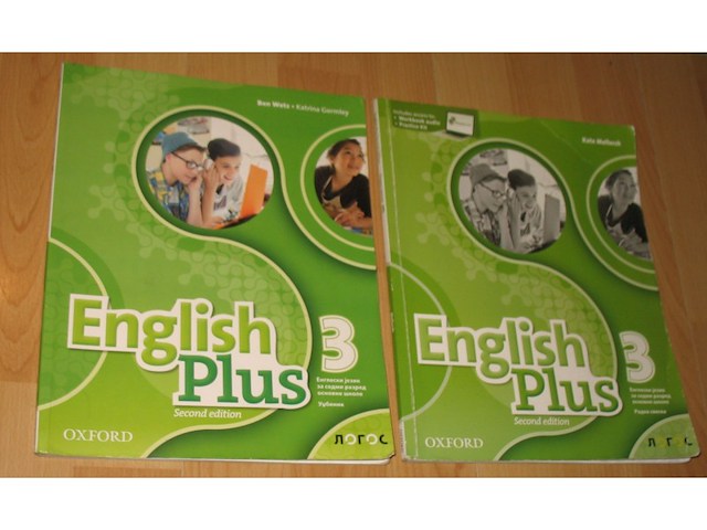 7. ENGLISH PLUS 3 LOGOS UDZBENIK + RADNA SVESKA