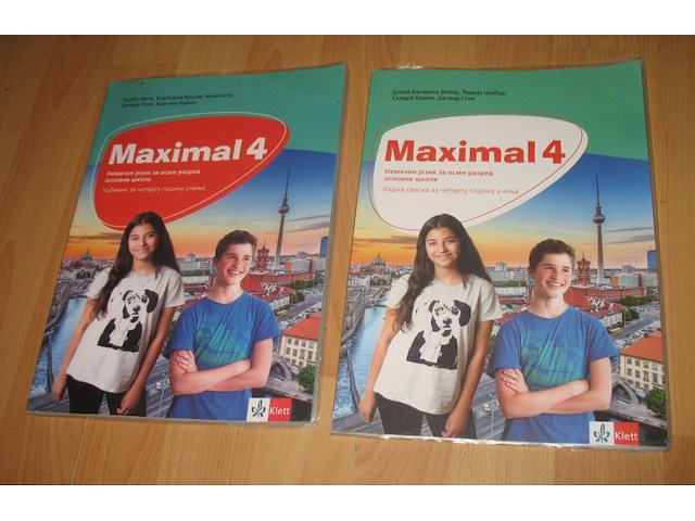 8. MAXIMAL KLET UDZBENIK + RADNA SVESKA + CD