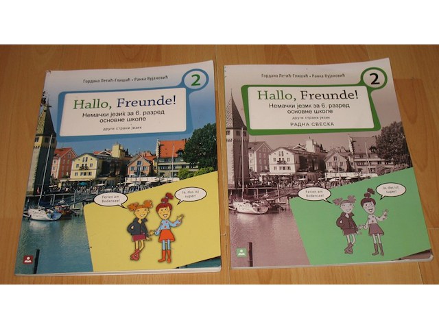 6. HALLO FREUNDE 2 UDZBENIK + RADNA SVESKA + CD ZAVOD