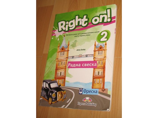 6. RIGHT ON 2 FRESKA RADNA SVESKA ENGLESKI