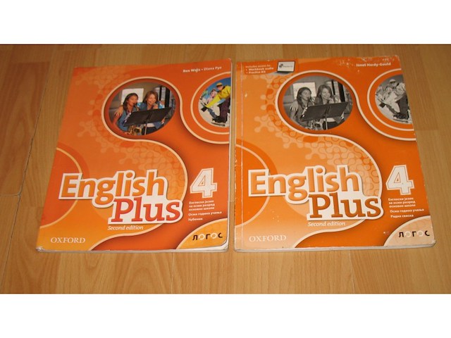 8. ENGLISH PLUS 4 LOGOS UDZBENIK + RADNA SVESKA