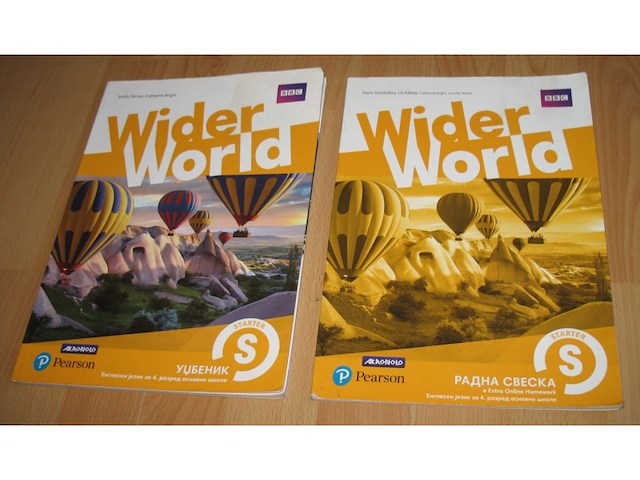 4. WIDER WORLD STARTER UDZBENIK + RADNA SVESKA
