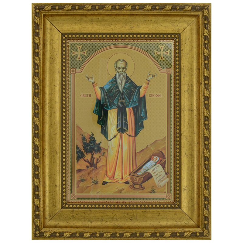 Sveti Sisoje (42,5x32,5) cm