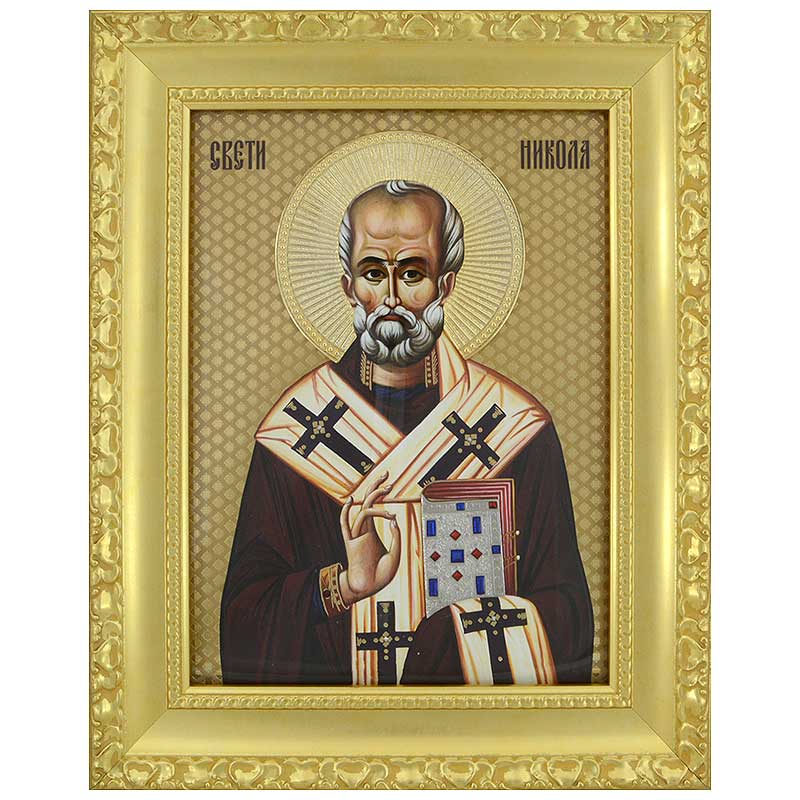 Sveti Nikola (40x32) cm