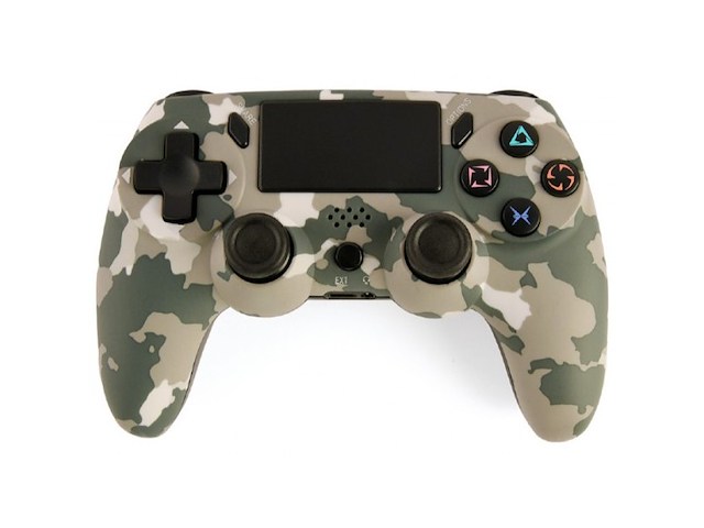 JPD-PS4BT-01-CM Gembird PC/PS4 Bezicni gamepad sa dvostrukom vibracijom, Camo (alt. JPD-Wireless)
