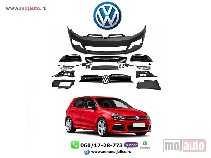 Vw golf 6 r body bodi kit prednji