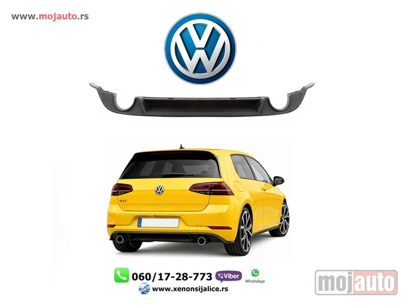 Vw golf 7.5 gti difuzor