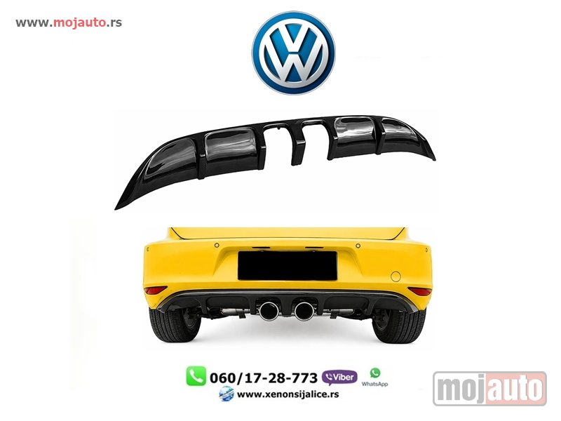 Vw golf 7.5 gti difuzor