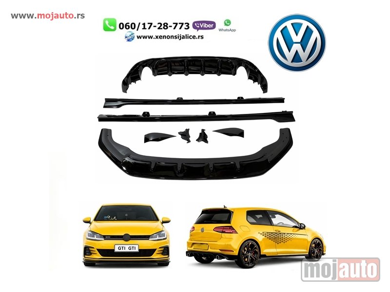 Vw golf 7.5 body bodi kit aero kit