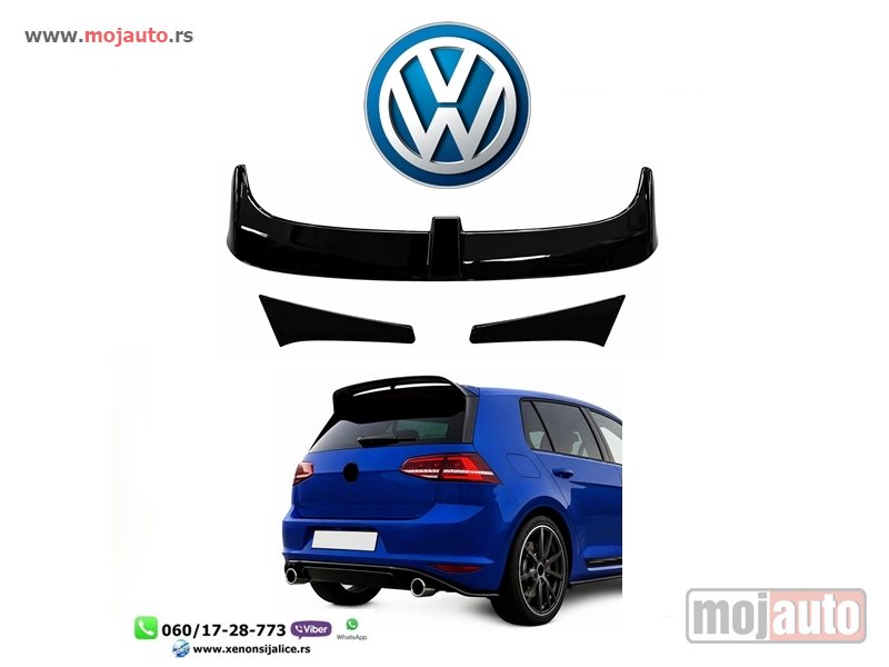 Vw golf 7 gti/r spojler