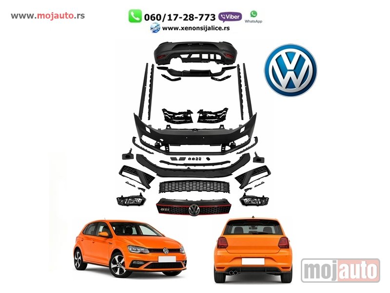 Vw polo 10-18 gti body bodi kit