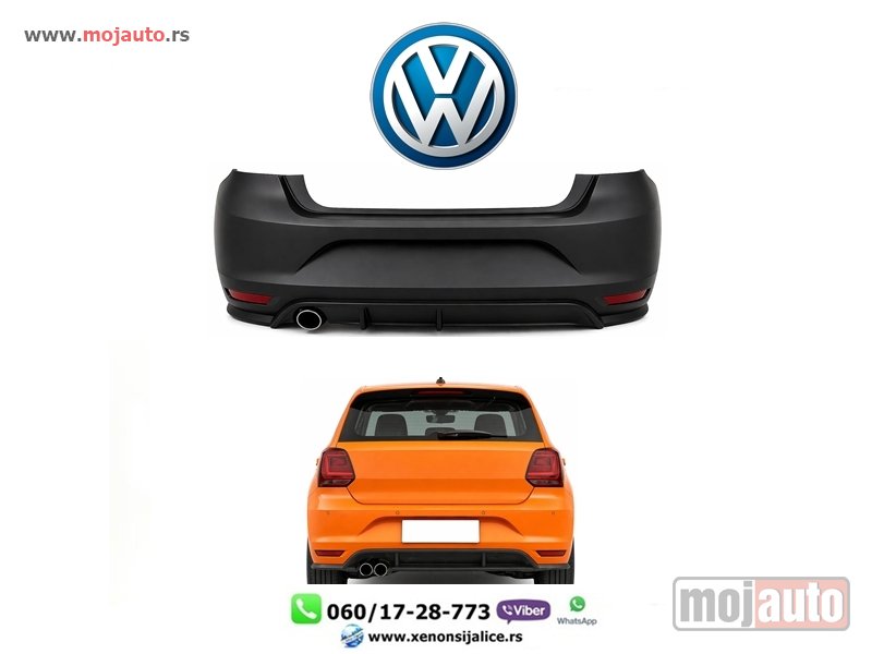 Vw polo 10-18 gti body bodi kit zadnji