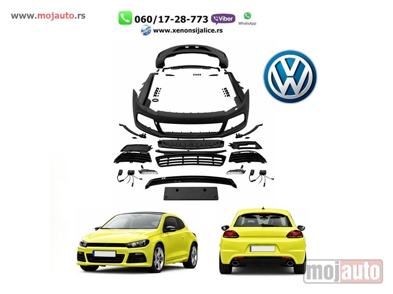 Vw scirocco 09-15 r body bodi kit