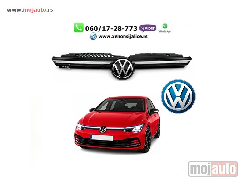Vw golf 8 r maska