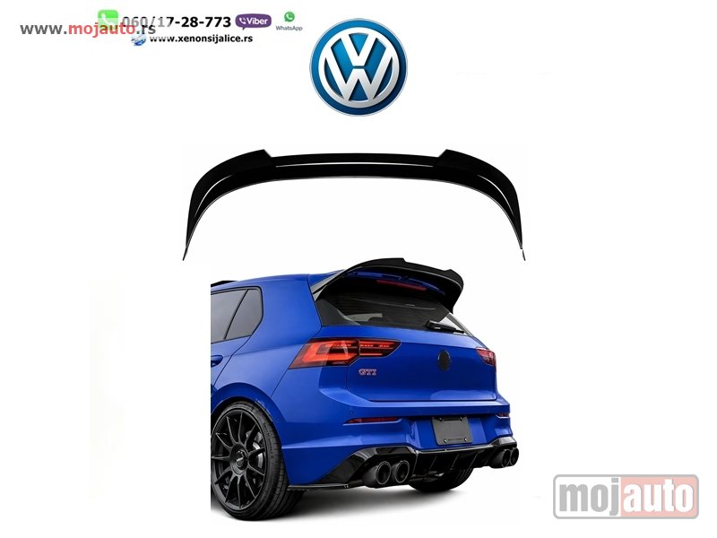 Vw golf 8 gti/r spojler