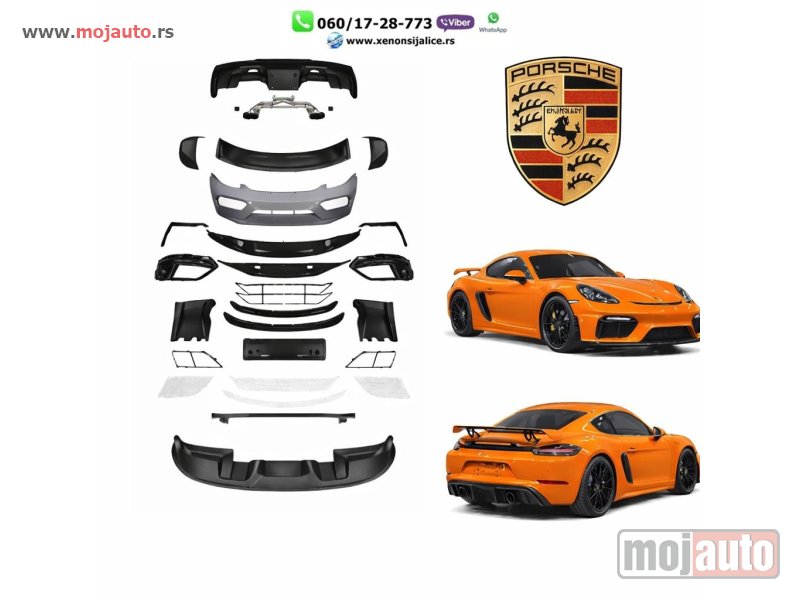 Porsche cayman 16-24 body bodi kit gt4
