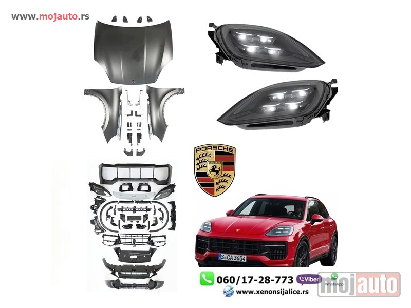 Porsche cayen 11-17 body bodi kit prednji