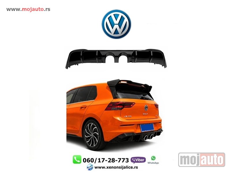 Vw golf 8 gti/r difuzor