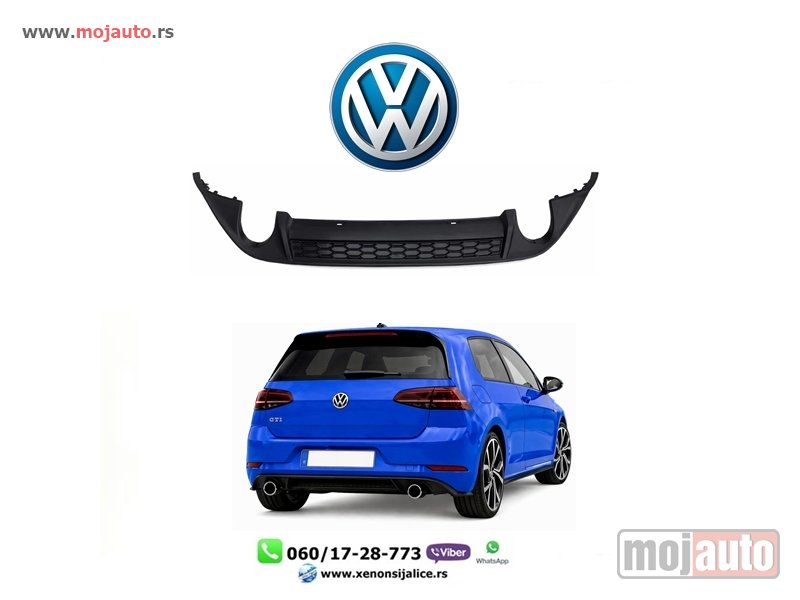 Vw golf 7 gti difuzor