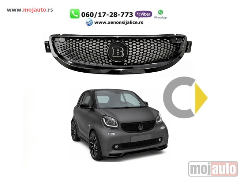 Maska smart 453 brabus