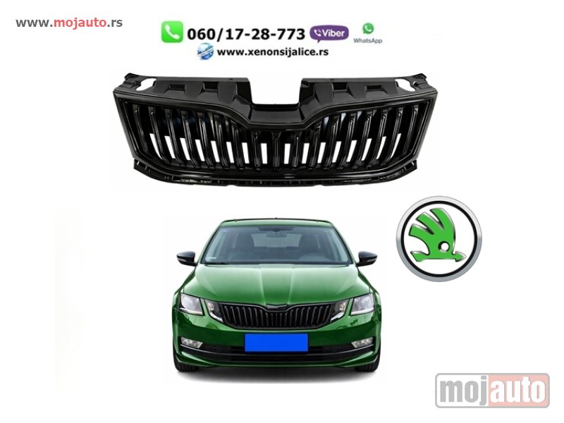 Skoda octavia 17-19 maska rs