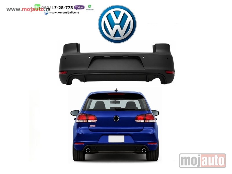 Vw golf 6 body bodi kit gti zadnji