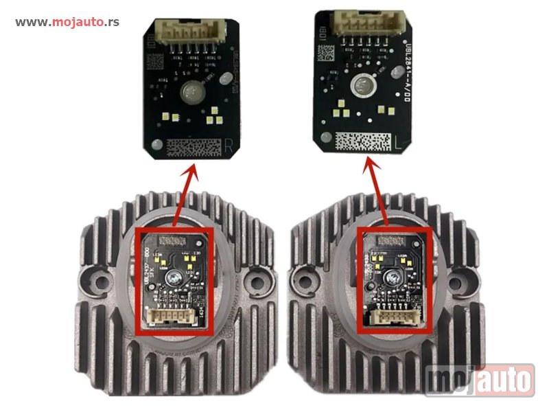BMW 5 G30 G31 G38 LED Modul DRL Dnevno Svetlo 63117214939 (L) / 63117214940 (R).