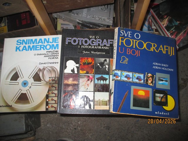 Fografija komplet 3 knjige