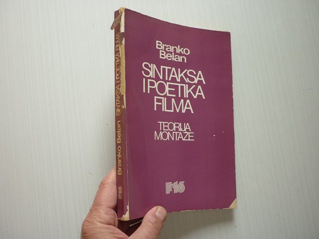 Branko Belan SINTAKSA I POETIKA FILMA