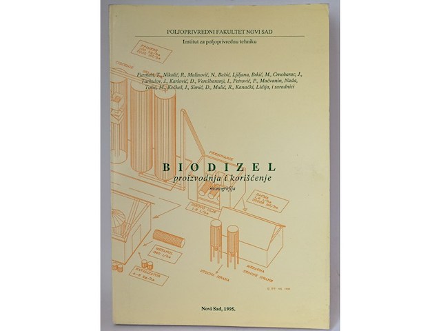 BIODIZEL PROIZVODNJA I KORIŠĆENJE