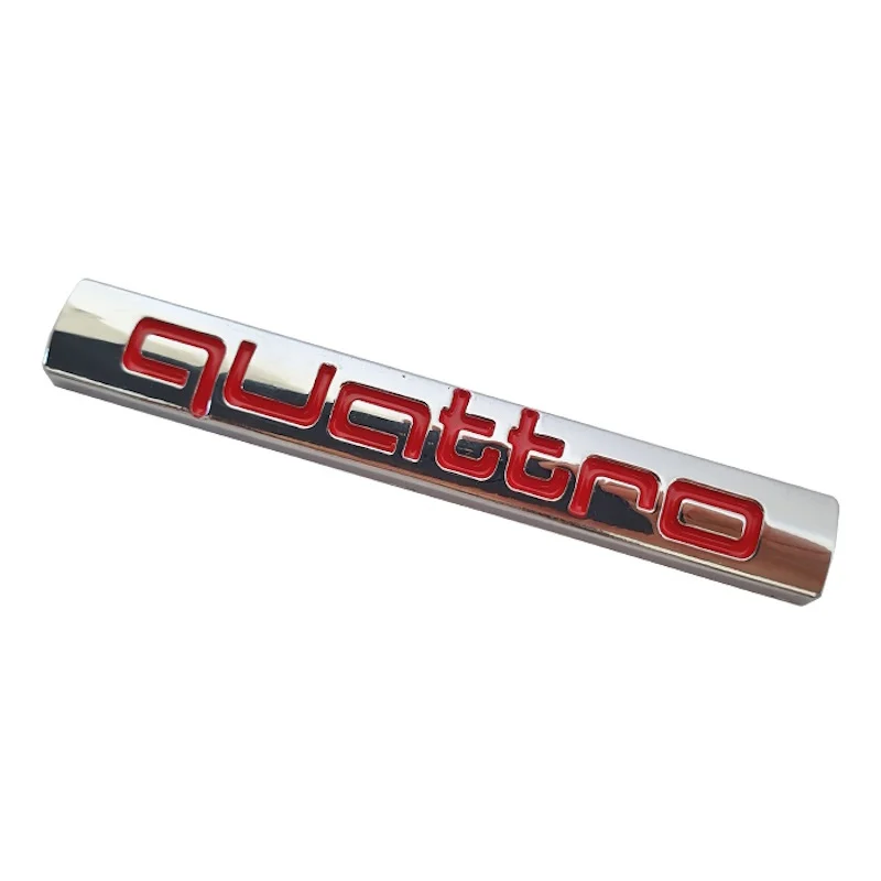 Natpis aluminijumski 3D QUATTRO amblem za Audi – 52061