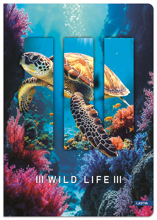 SVESKA TP 96 LISTOVA A5 KARO WILD LIFE (više dezena)