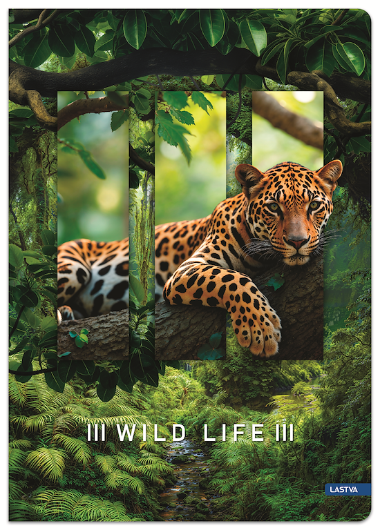 SVESKA TP 96 LISTOVA A5 LINIJA WILD LIFE (više dezena)